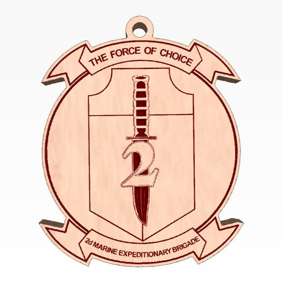 2D MEB Wooden Ornament – E&I Customs
